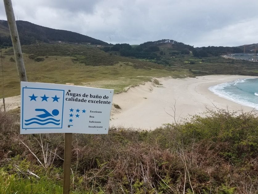 Best Spanish Coastline View and Beach in Muxia Spain